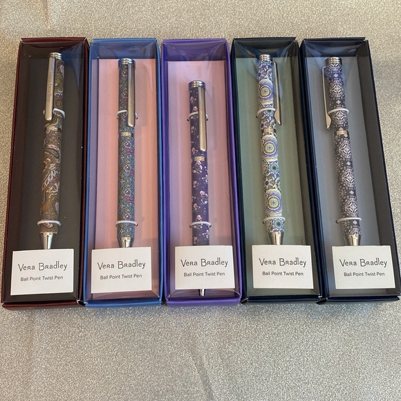 Vera Bradley | Other | Vera Bradleyball Point Twist Pens In 5 Designs ...